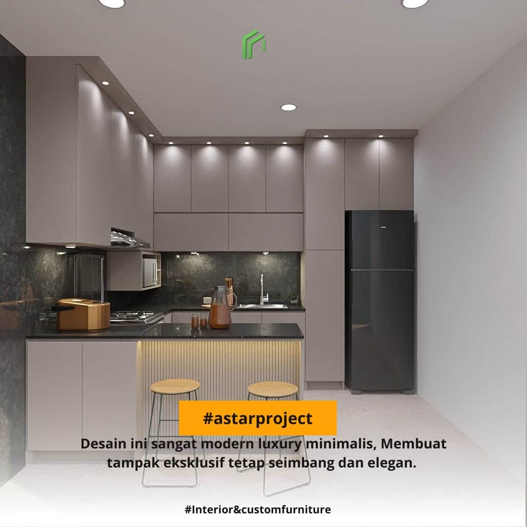Kitchen Set Minimalis Modern - Desain Dapur Elegan & Fungsional